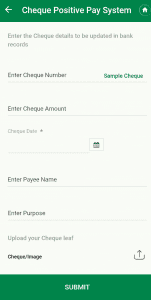 How to register a Cheque in KVB Positive Pay System? - Banking Tides